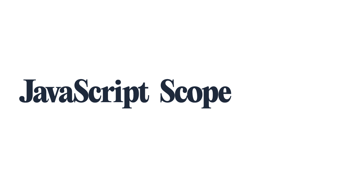 JavaScript Scope | Lukas Polak